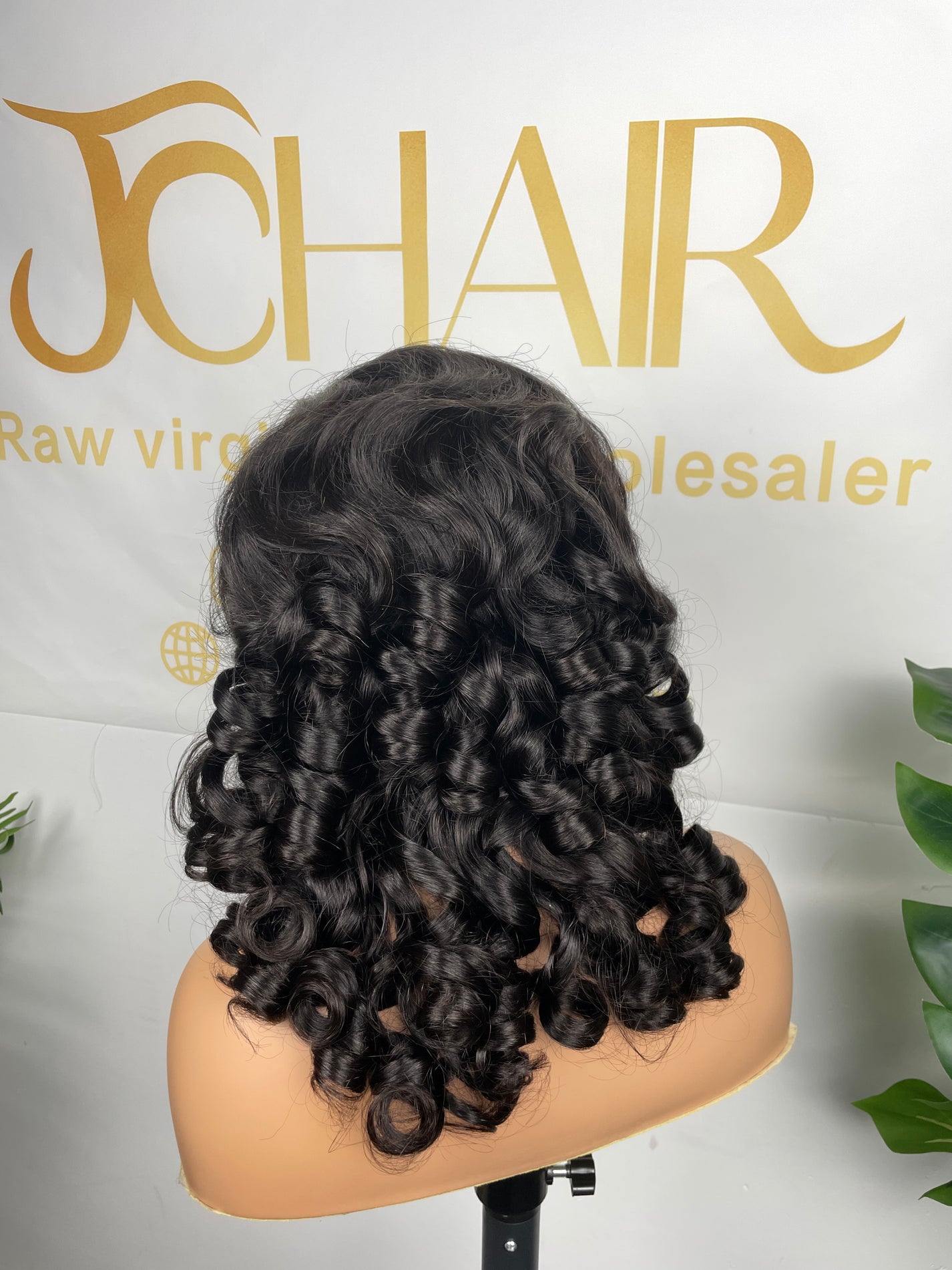 SDD Bouncing Curly 13*4 TP Full Frontal Wig #1B #99J 200% – JC Raw ...